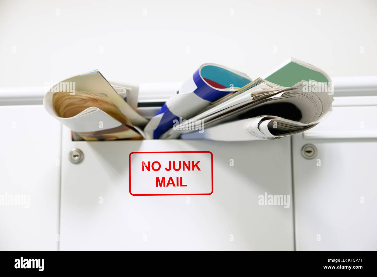 Junk mail letter box hi-res stock photography and images - Alamy