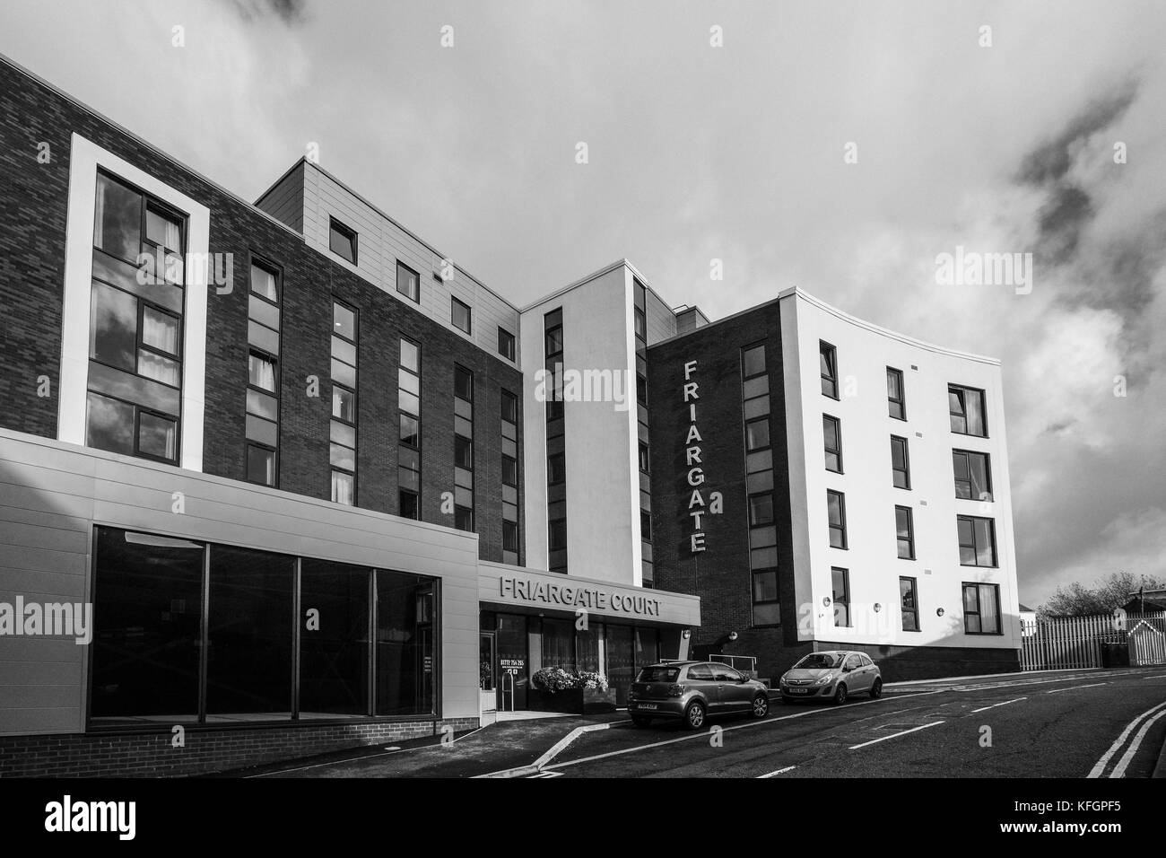 Friargate Court Student Accommodation in Preston Stock Photo - Alamy