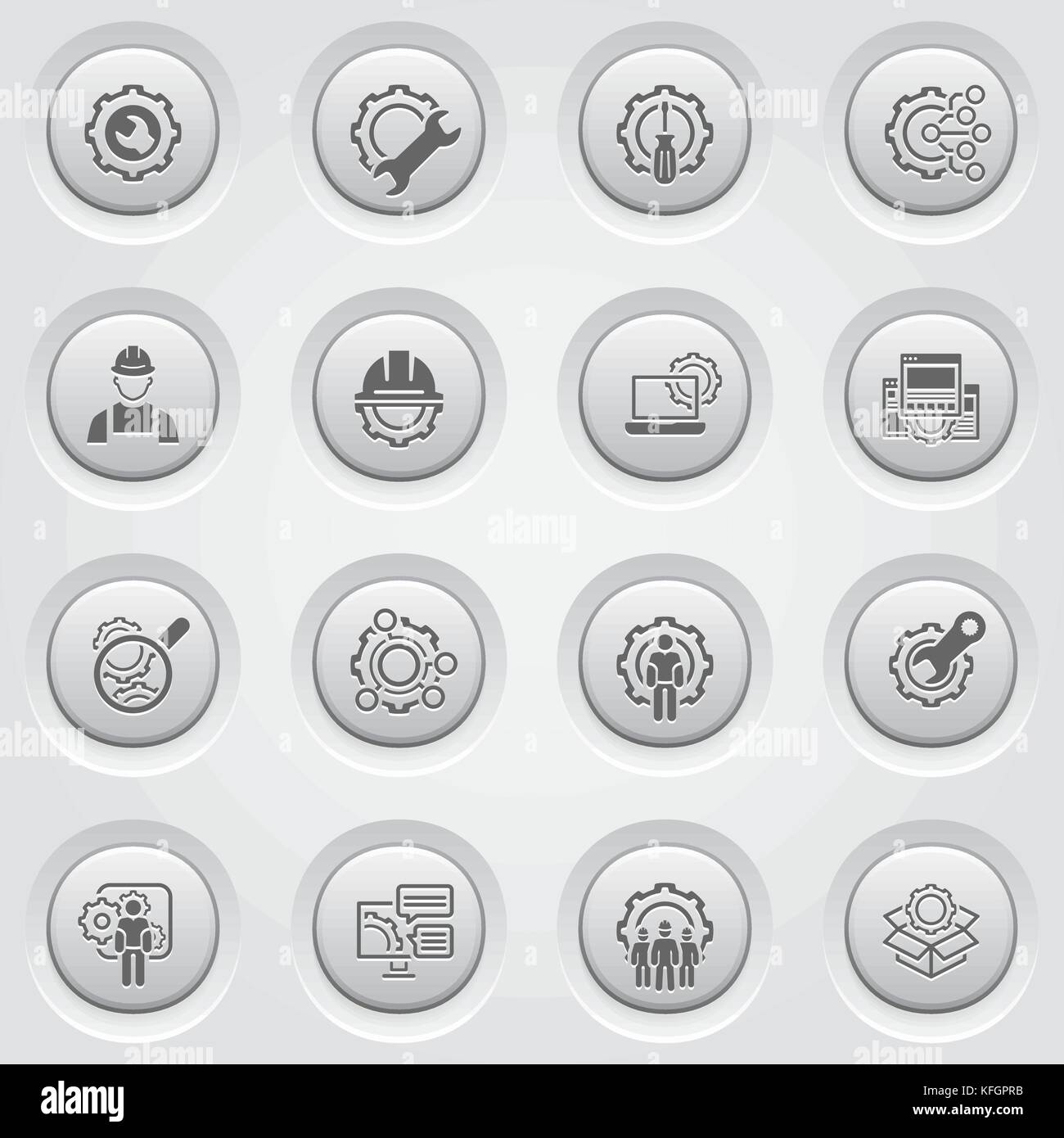 Line Engineering Icons Stock Vector Image & Art - Alamy