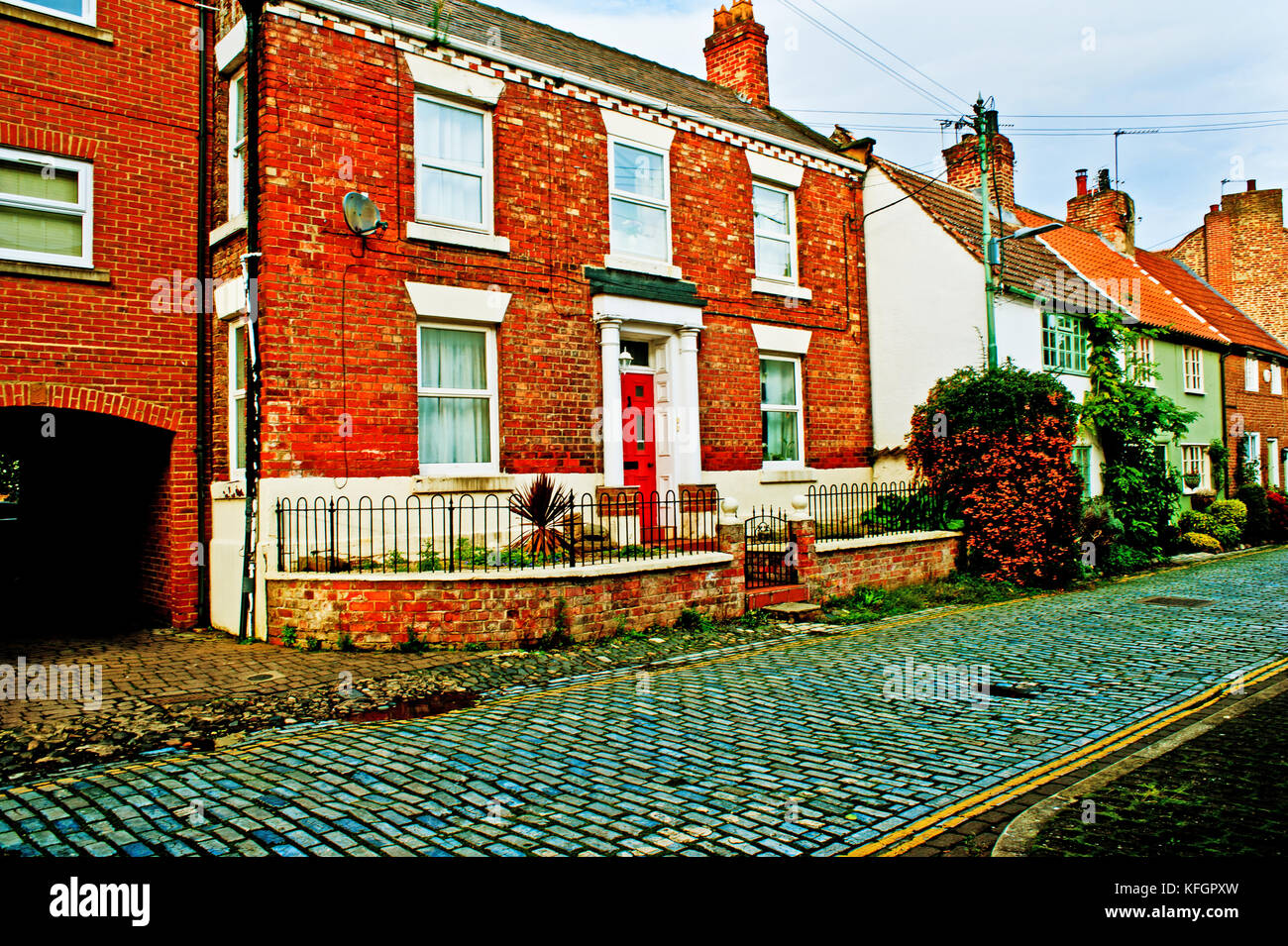 High Church Wynd, Yarm on Tees Stock Photo - Alamy