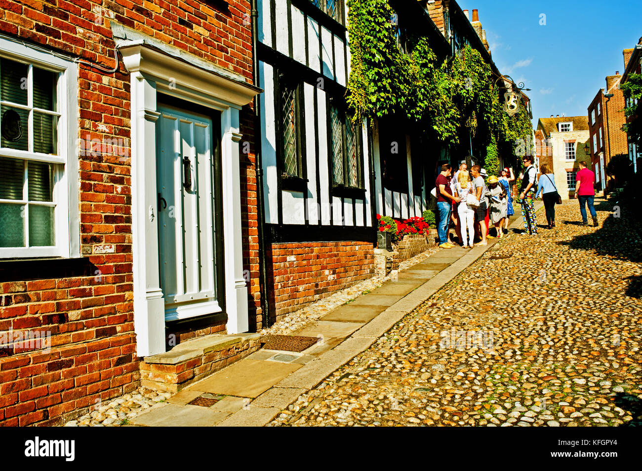 Mermaid Street, Rye, East Sussex Stock Photo - Alamy