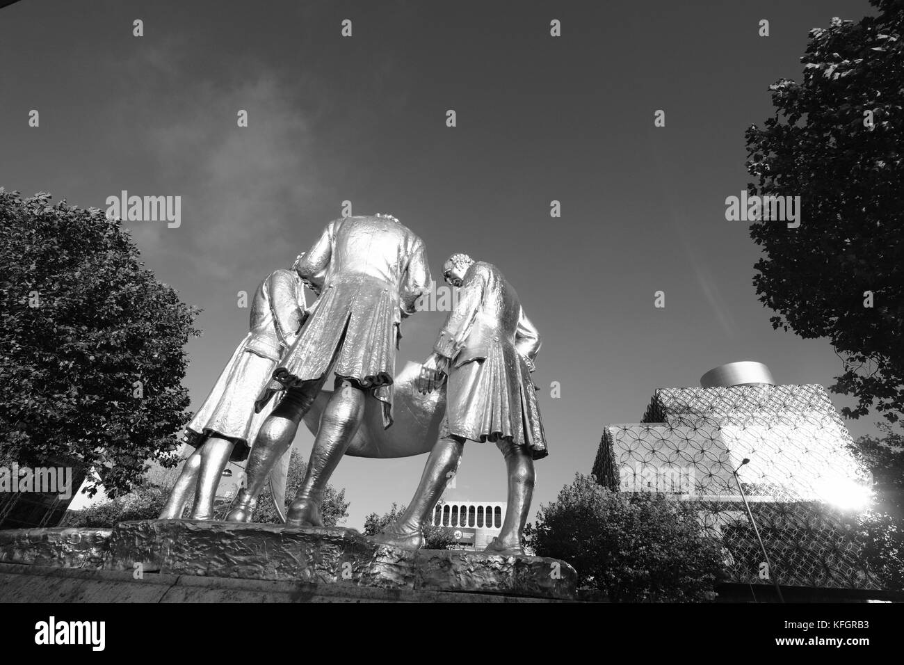 Boulton Murdoch and Watts Bronze Statue by William Bloye Birmingham ...