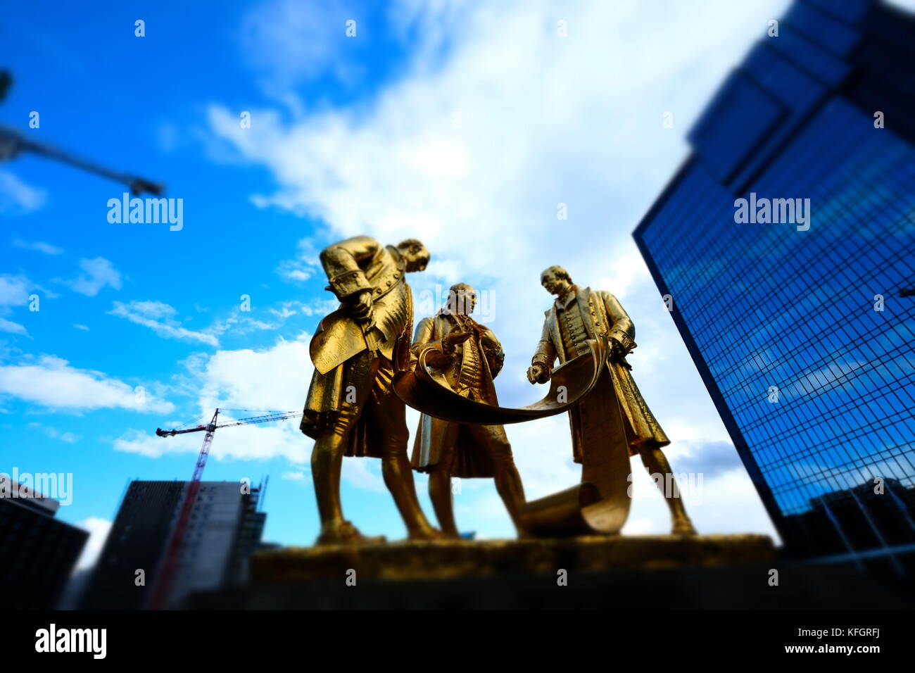 Boulton Murdoch and Watts Bronze Statue by William Bloye Birmingham ...