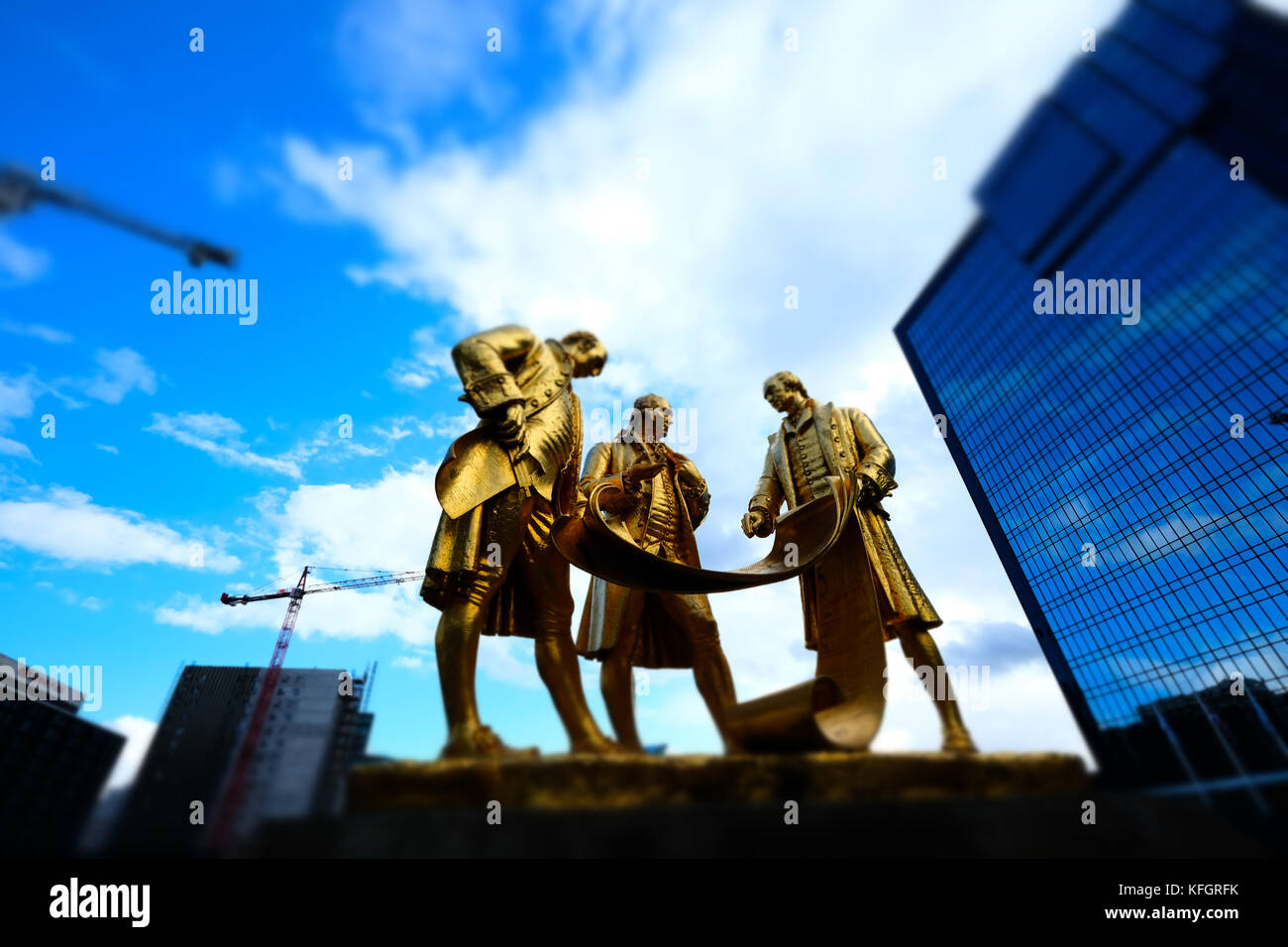 Boulton Murdoch and Watts Bronze Statue by William Bloye Birmingham ...