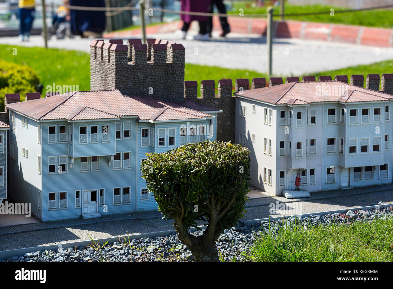 ISTANBUL, TURKEY - 4 APRIL, 2016: Miniaturk in Istanbul, Turkey ...