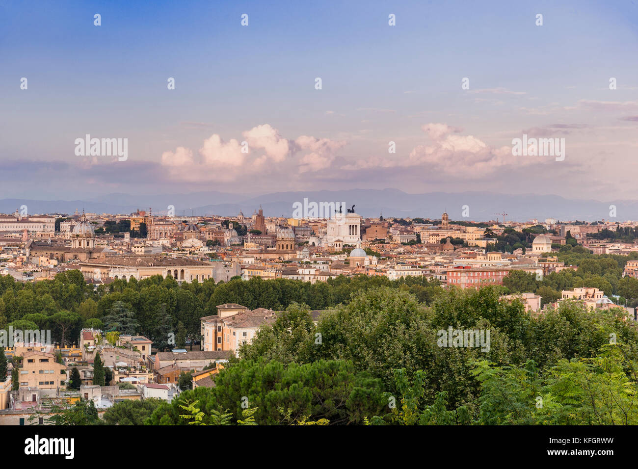 Sunset of rome hi-res stock photography and images - Alamy