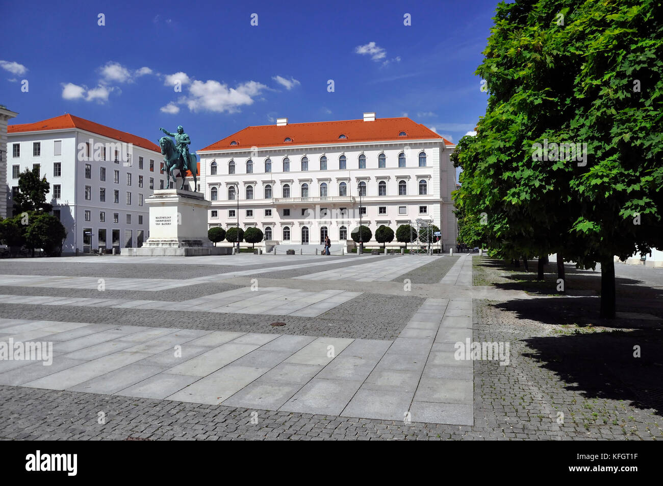 Siemens headquarter building in Munich, Palais Ludwig Ferdinand Stock ...