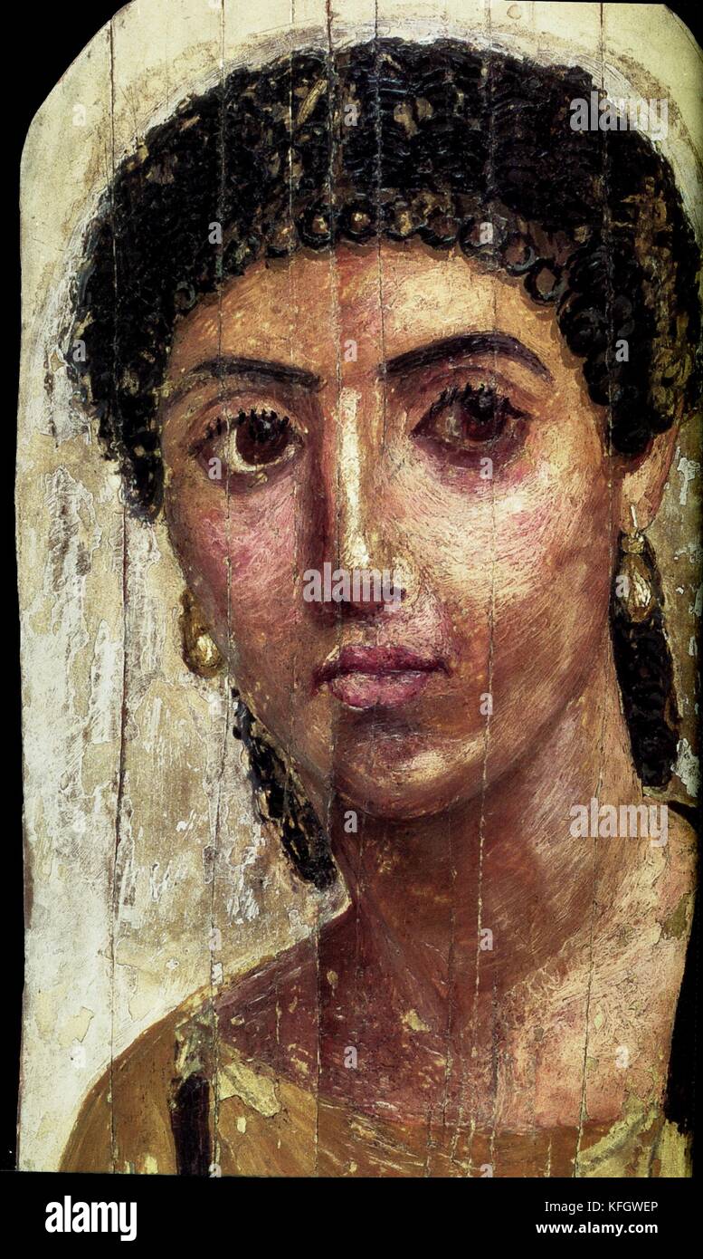 Fayum Portraits. Ancient Greek funeral paintings from 3rd century BC to ...