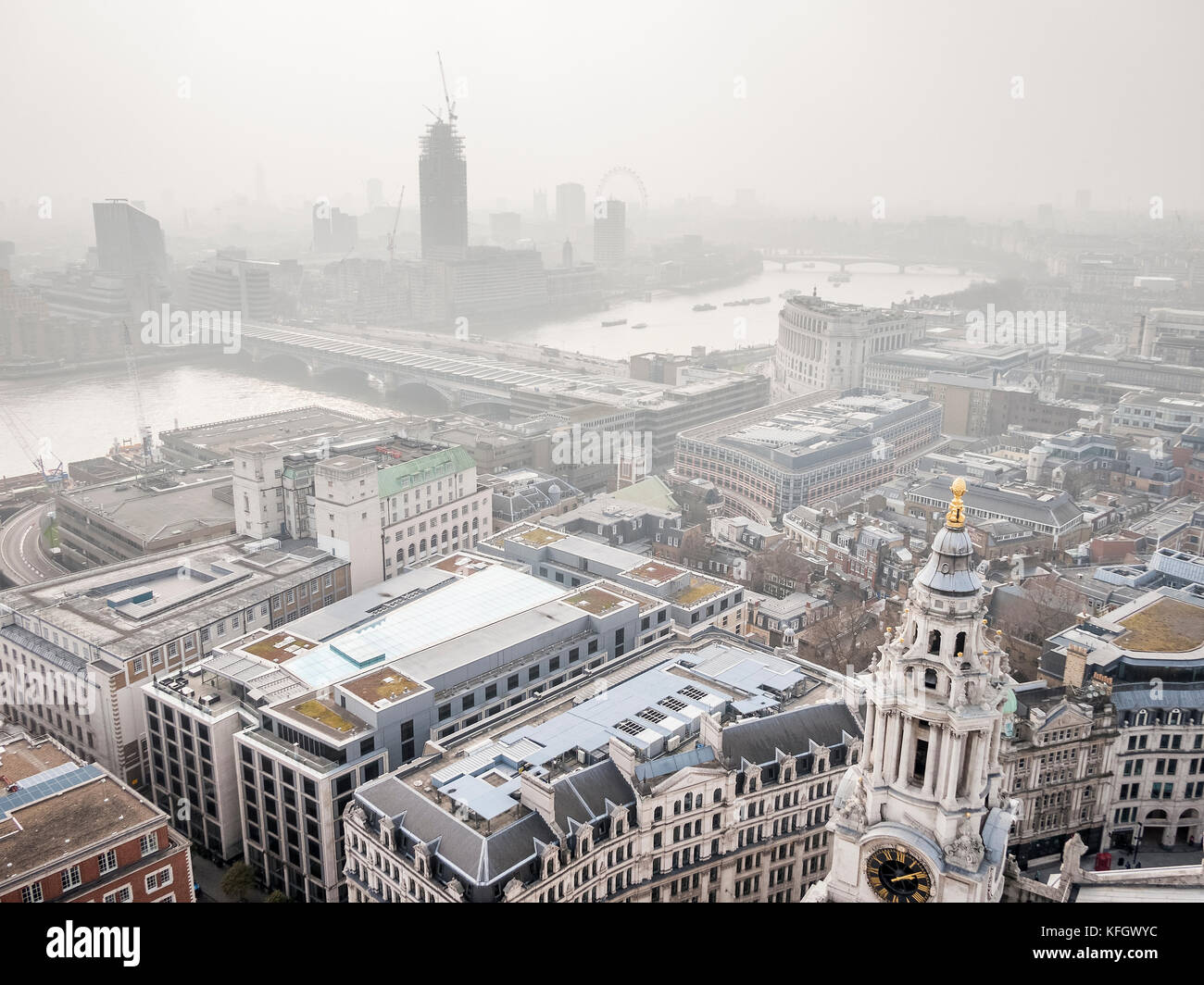 Smog Over The London Skyline High Resolution Stock Photography and ...