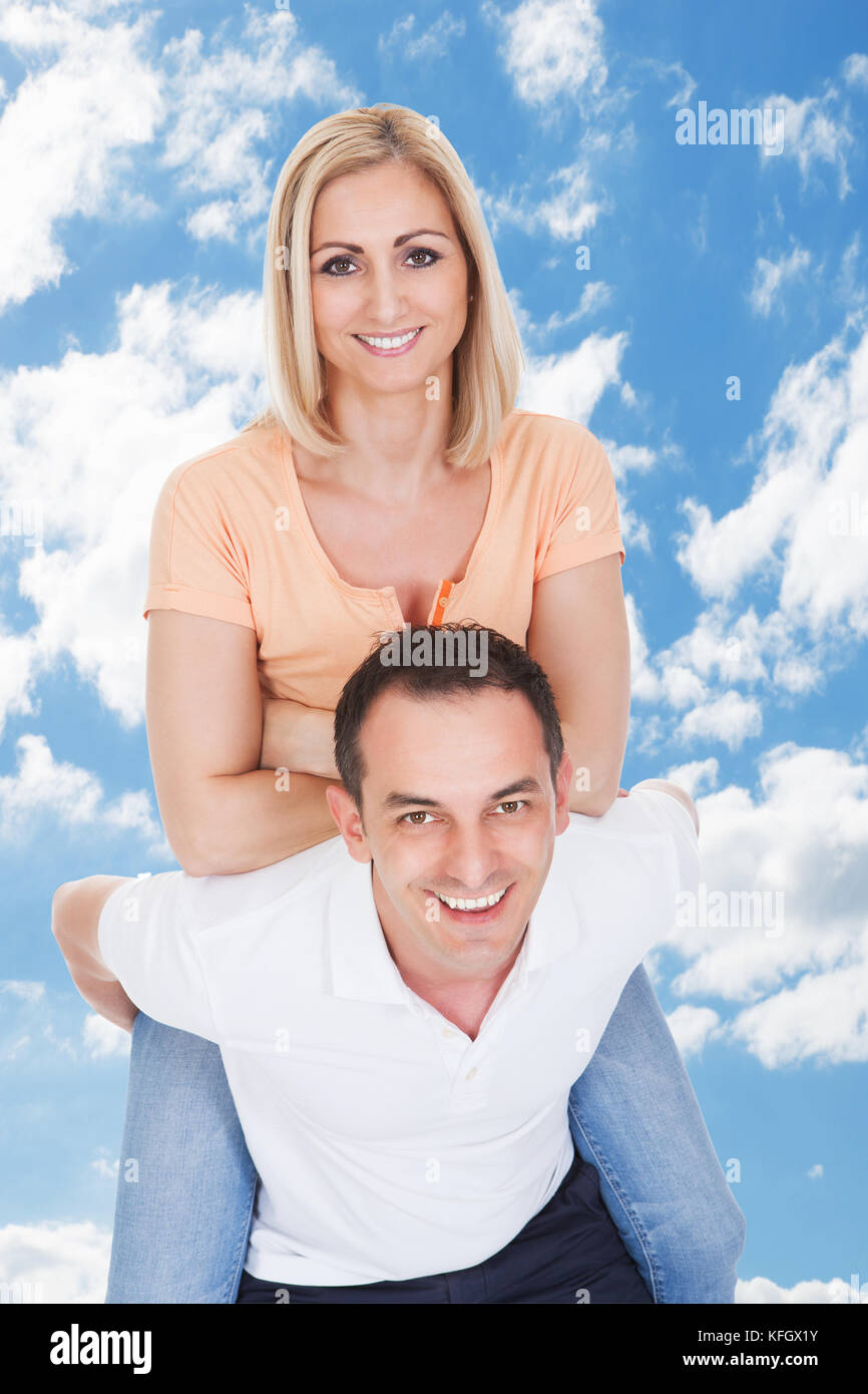Giving piggyback ride hi-res stock photography and images - Alamy