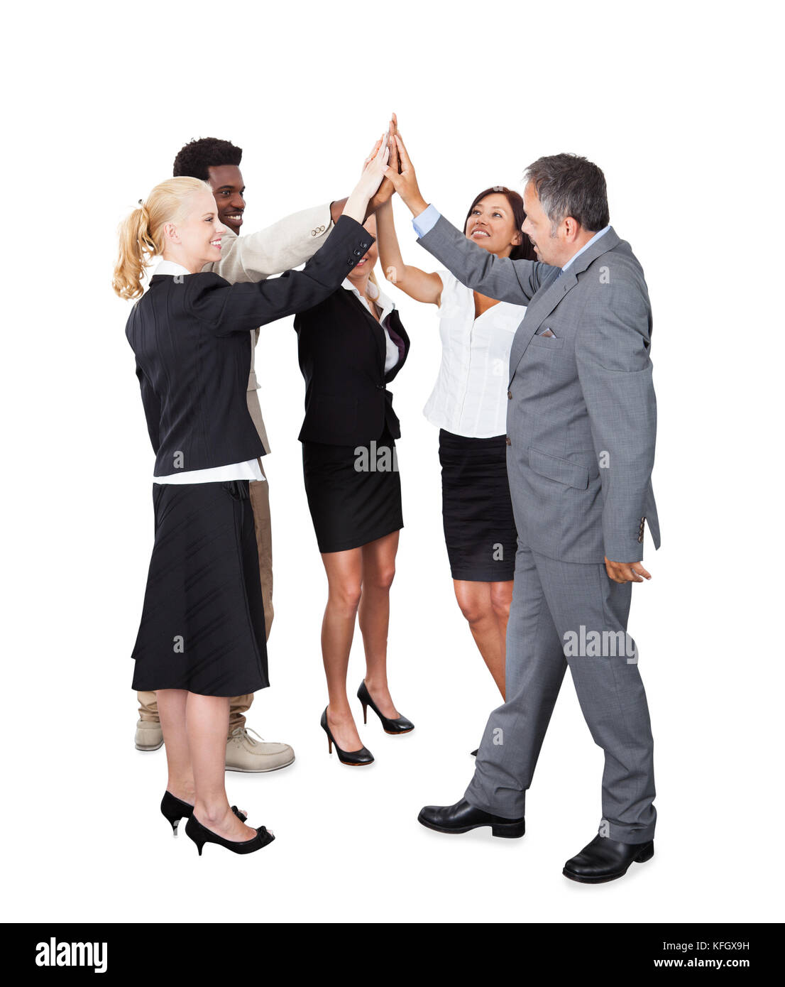 Group of diverse hands together joining Cut Out Stock Images & Pictures ...