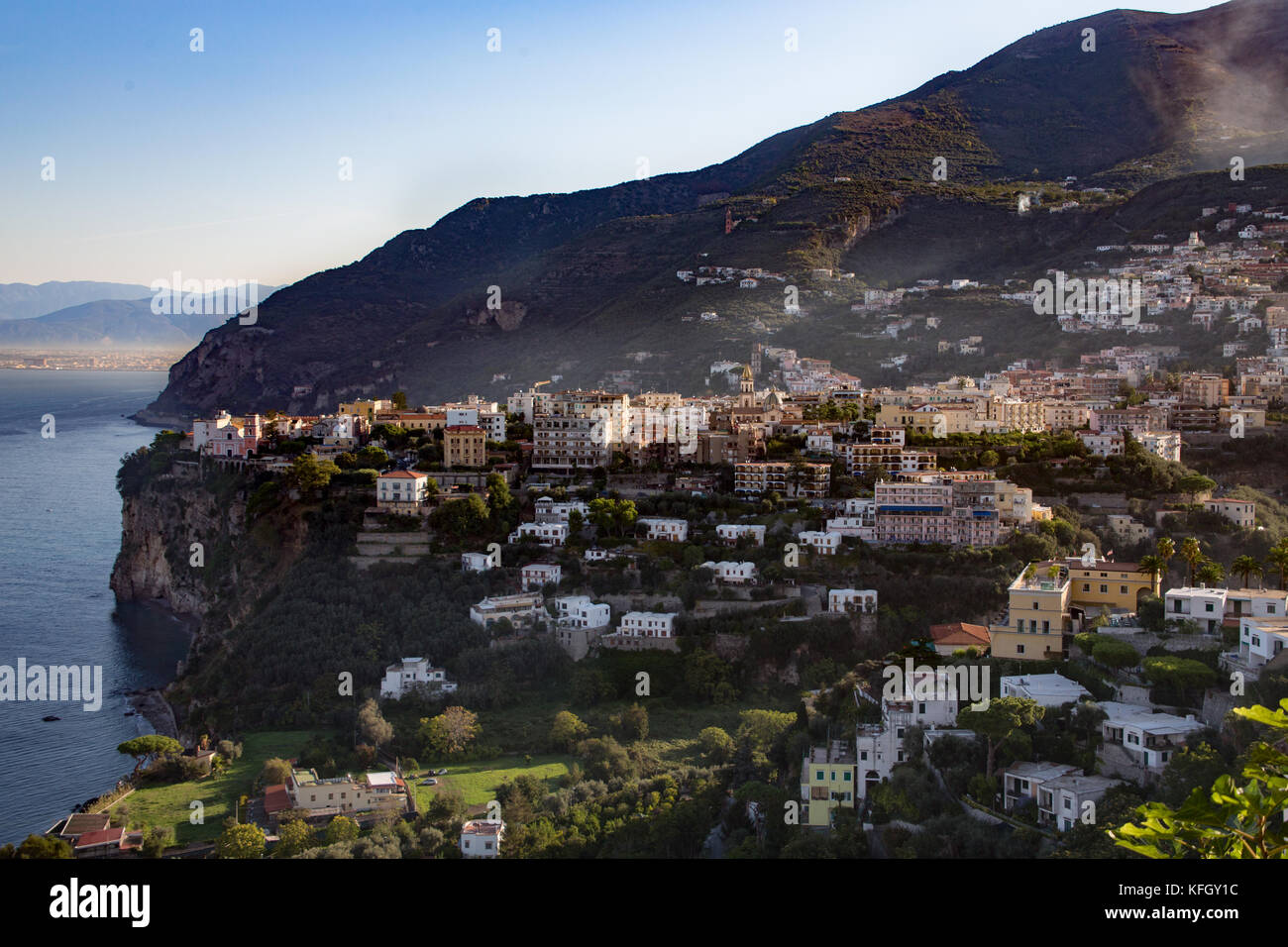 Views along the Salerno Coast of Italy Stock Photo - Alamy