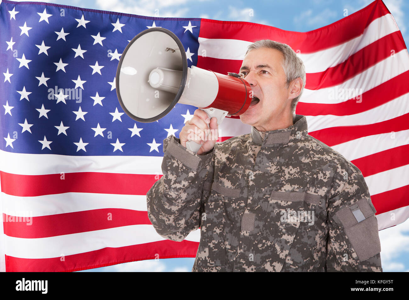 Warrior shouting hi-res stock photography and images - Alamy