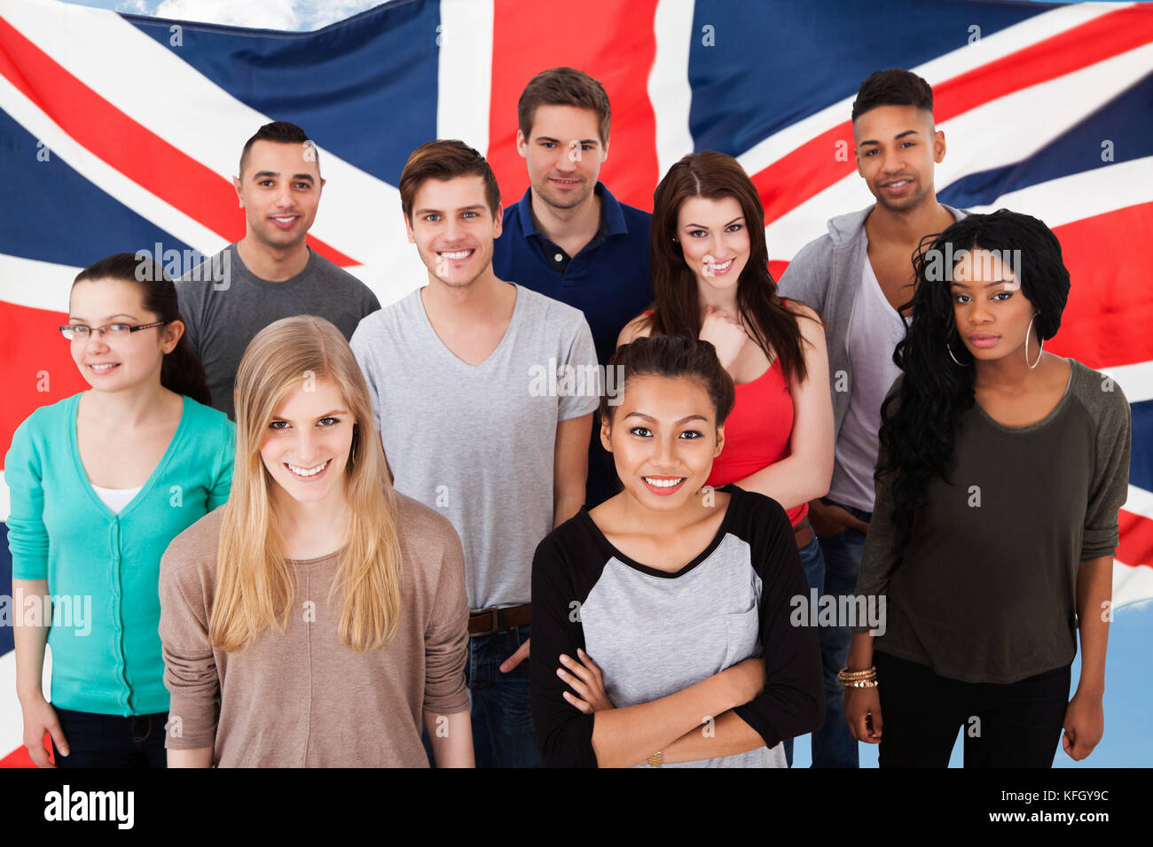 Diverse group of young british people hi-res stock photography and ...