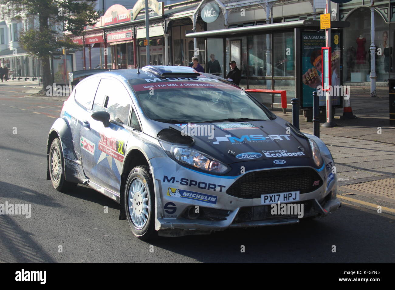 Wales Rally GB, rally cars are arriving in Llandudno for the ceremonial ...