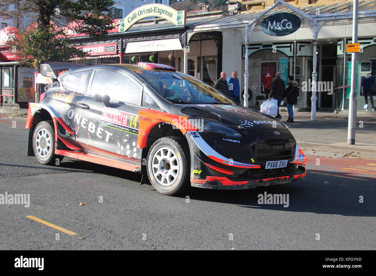 Wales Rally GB, rally cars are arriving in Llandudno for the ceremonial ...
