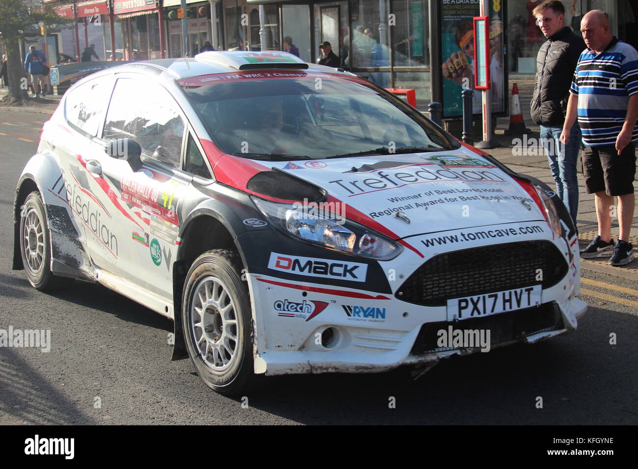 Wales Rally GB, rally cars are arriving in Llandudno for the ceremonial ...