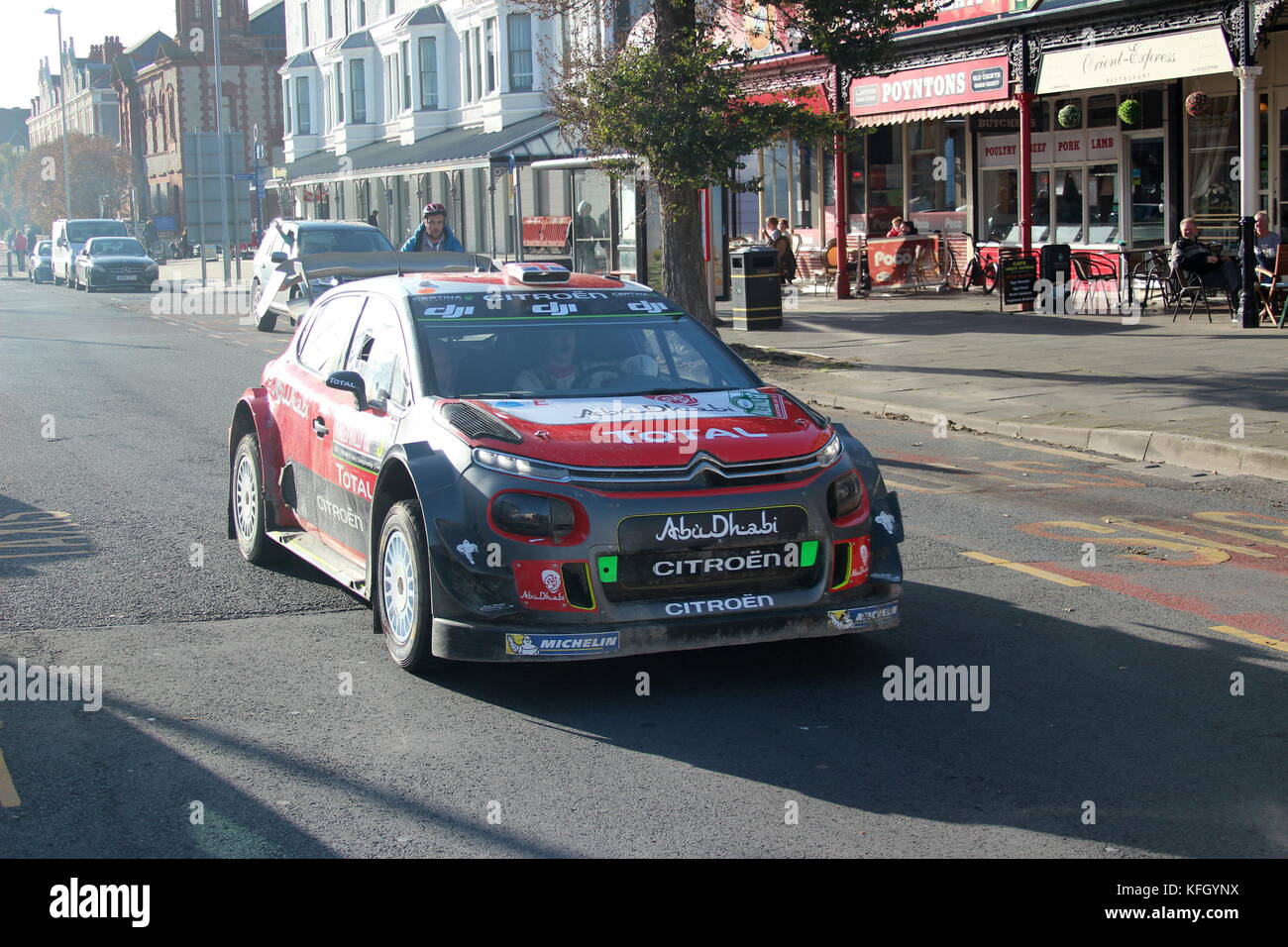 Wales Rally GB, rally cars are arriving in Llandudno for the ceremonial ...