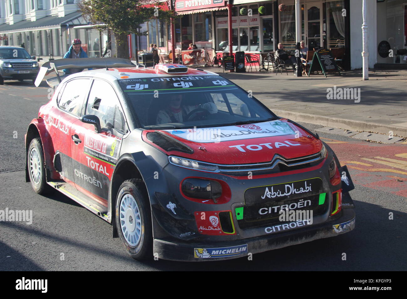 Wales Rally GB, rally cars are arriving in Llandudno for the ceremonial ...