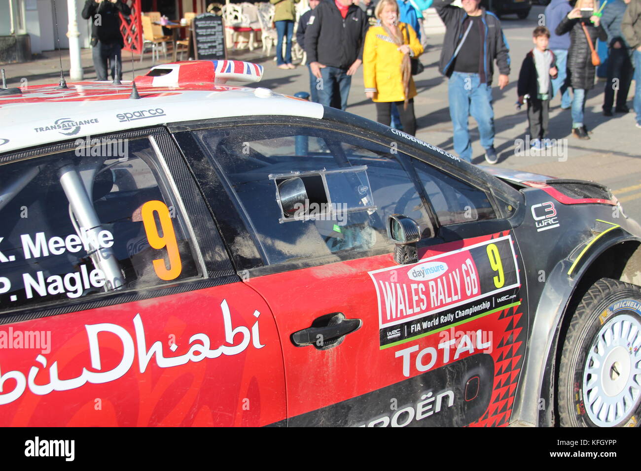Wales Rally GB, rally cars are arriving in Llandudno for the ceremonial ...