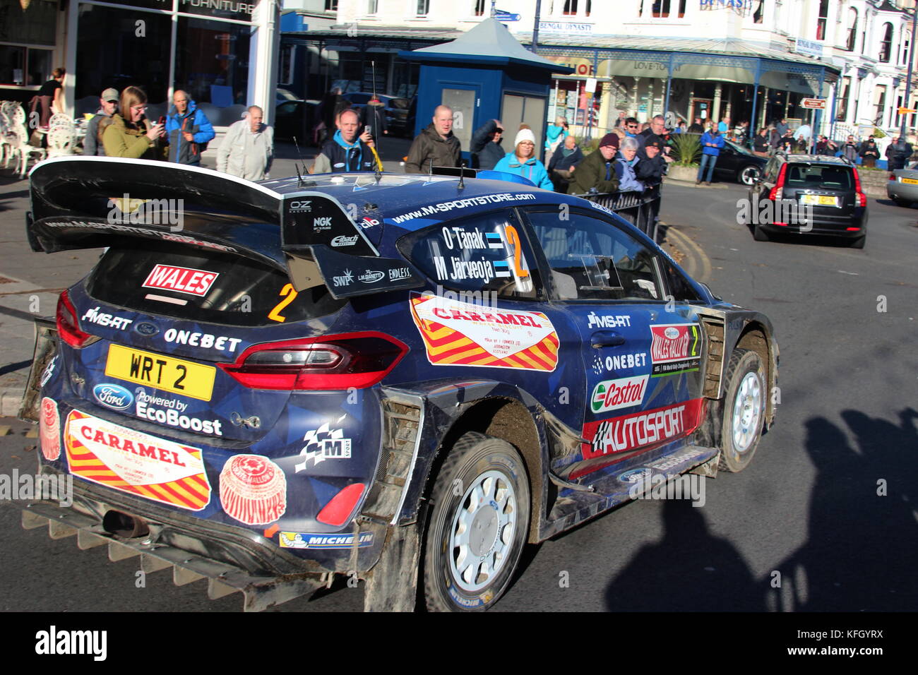 Wales Rally GB, rally cars are arriving in Llandudno for the ceremonial ...