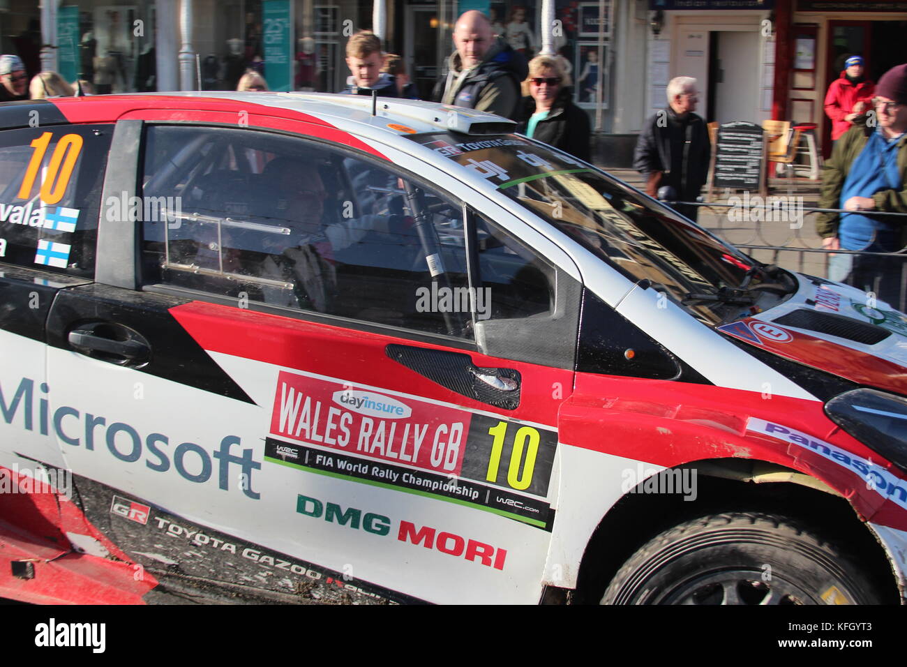 Wales Rally GB, rally cars are arriving in Llandudno for the ceremonial ...