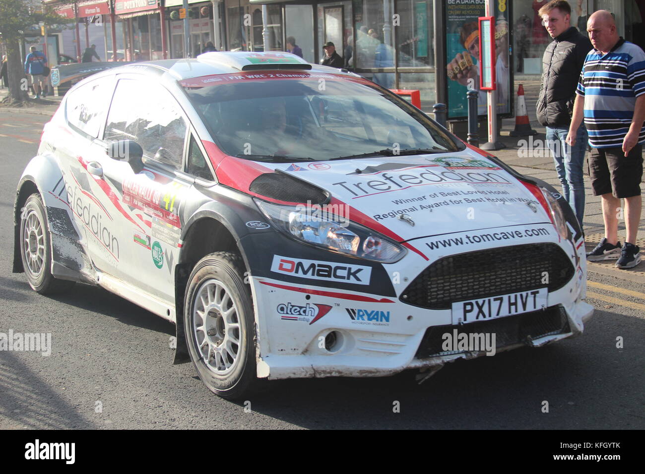 Wales Rally GB, rally cars are arriving in Llandudno for the ceremonial ...