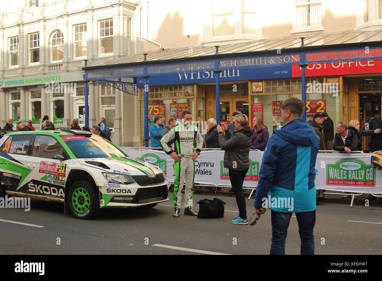 Wales Rally GB, rally cars are arriving in Llandudno for the ceremonial ...