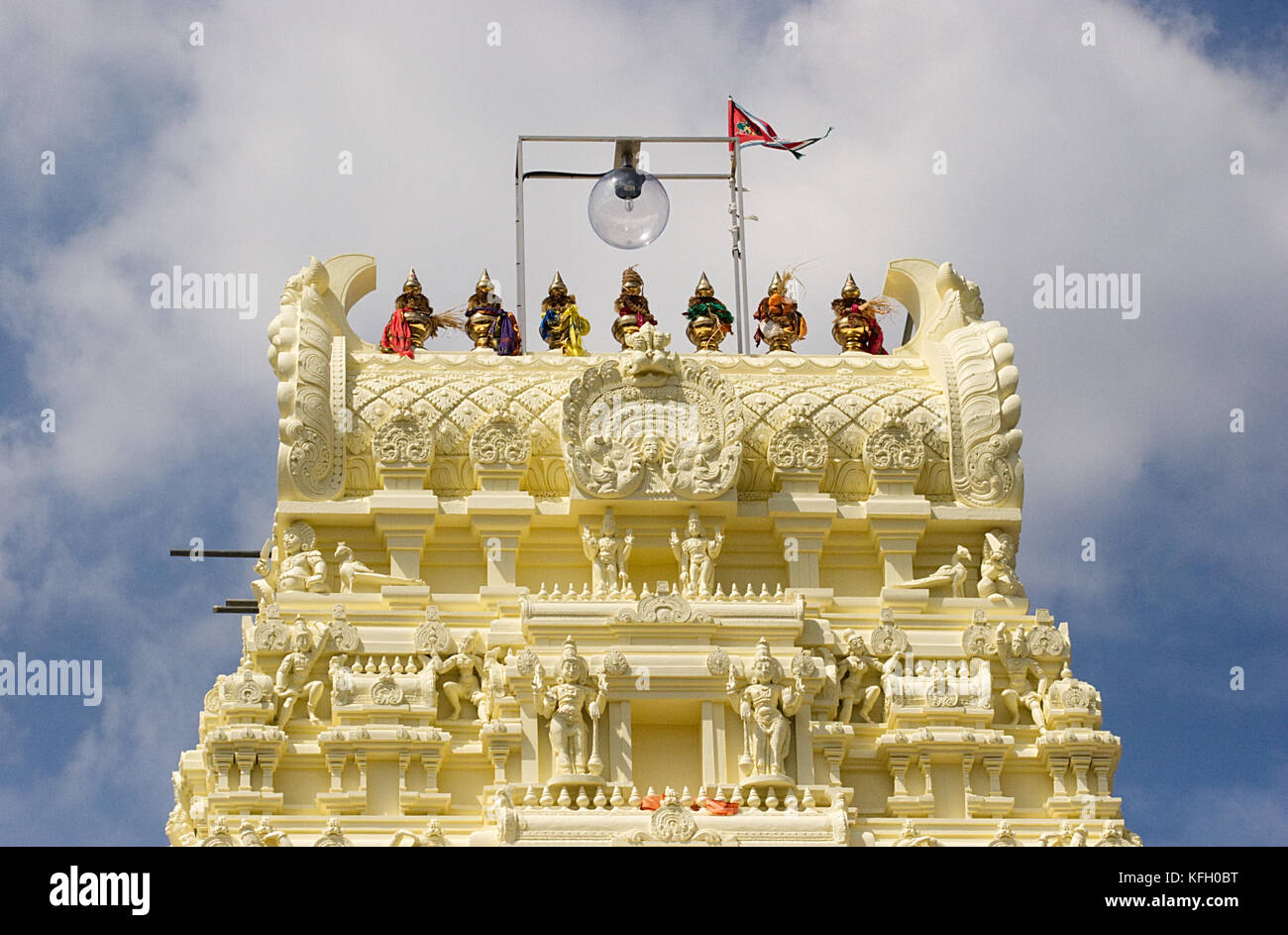 Exterior and interior of the Sri Murugan Temple, Manor Park London ...