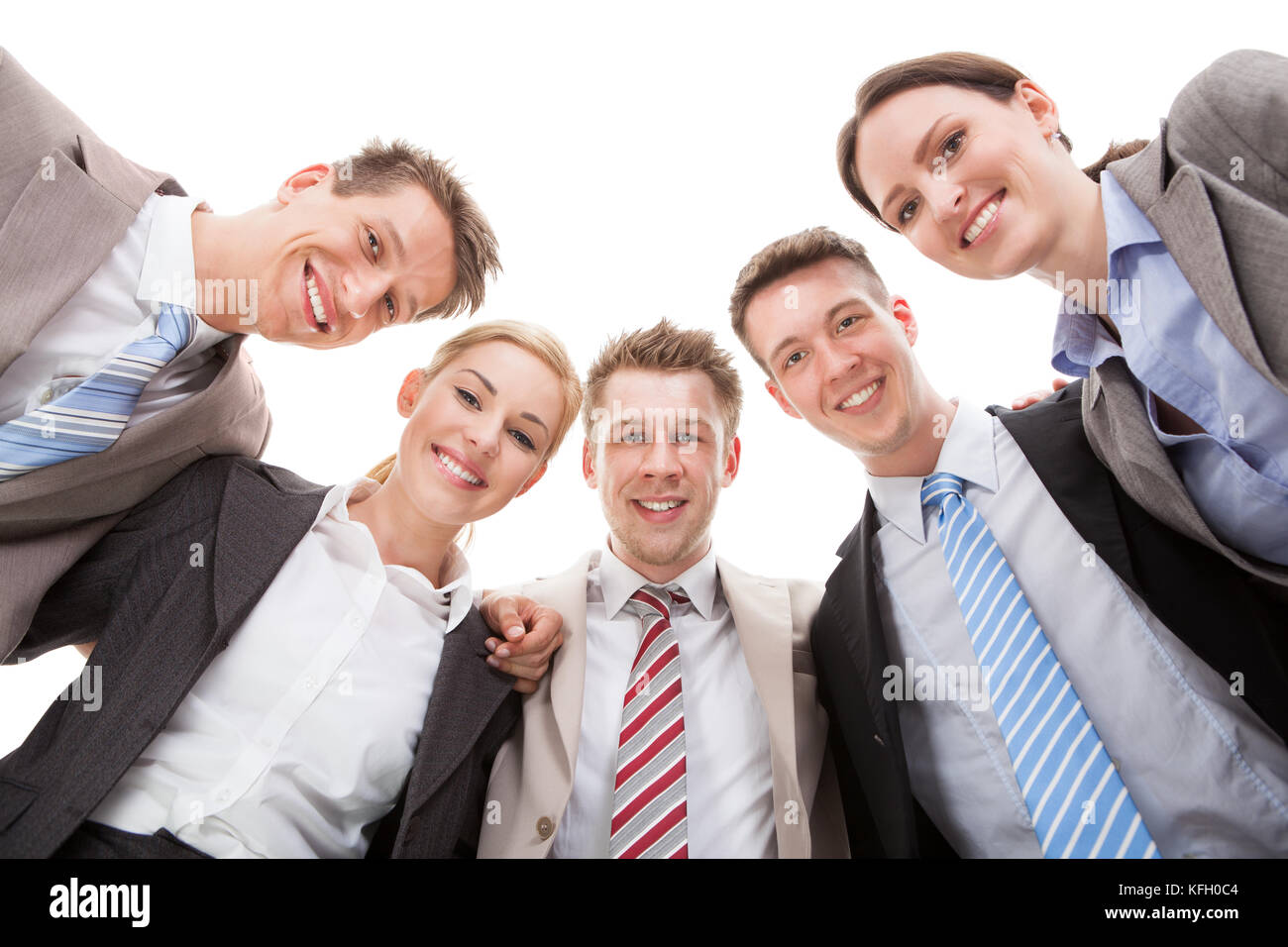 Young people isolated low angle hi-res stock photography and images - Alamy
