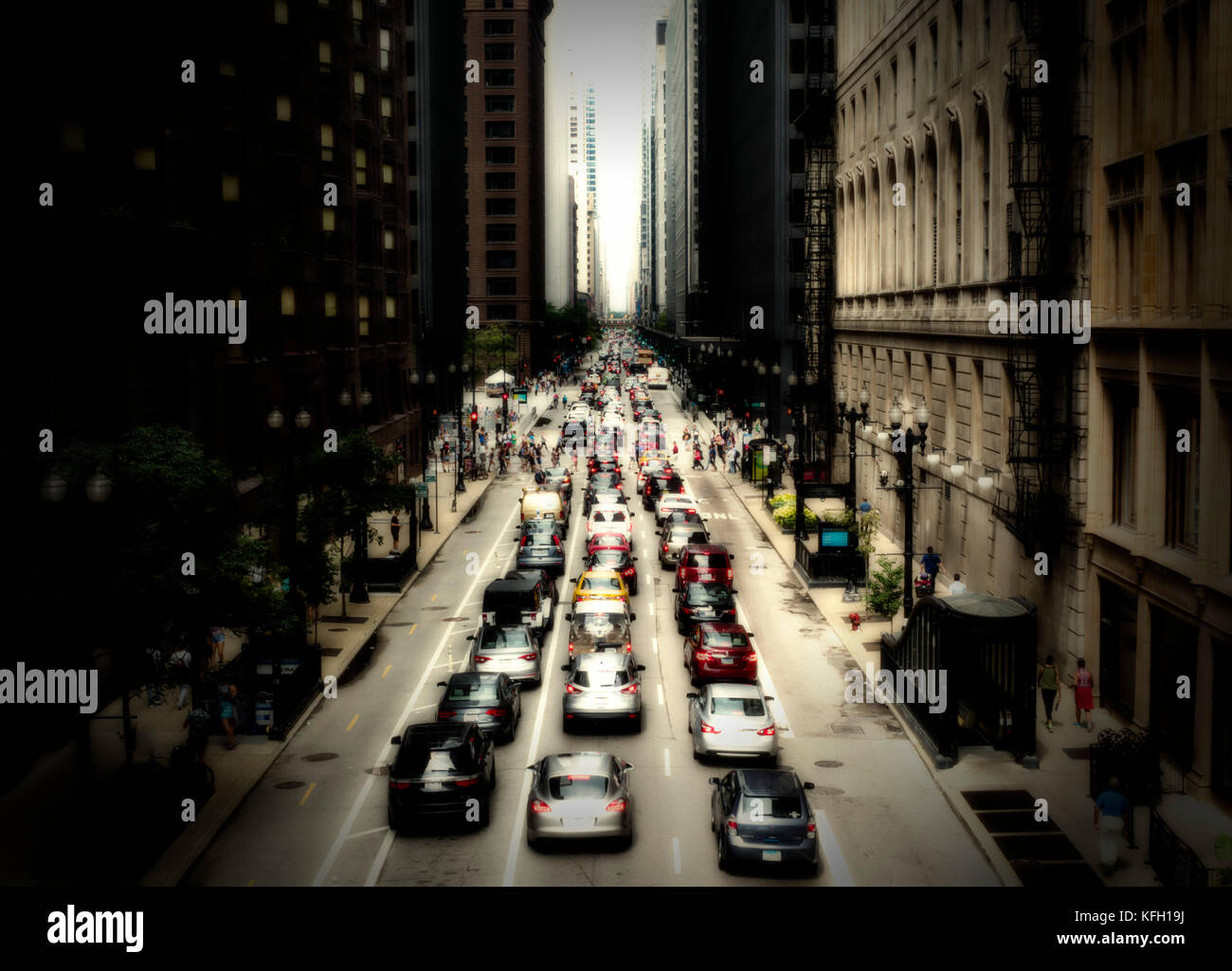 Chicago traffic jam hi-res stock photography and images - Alamy