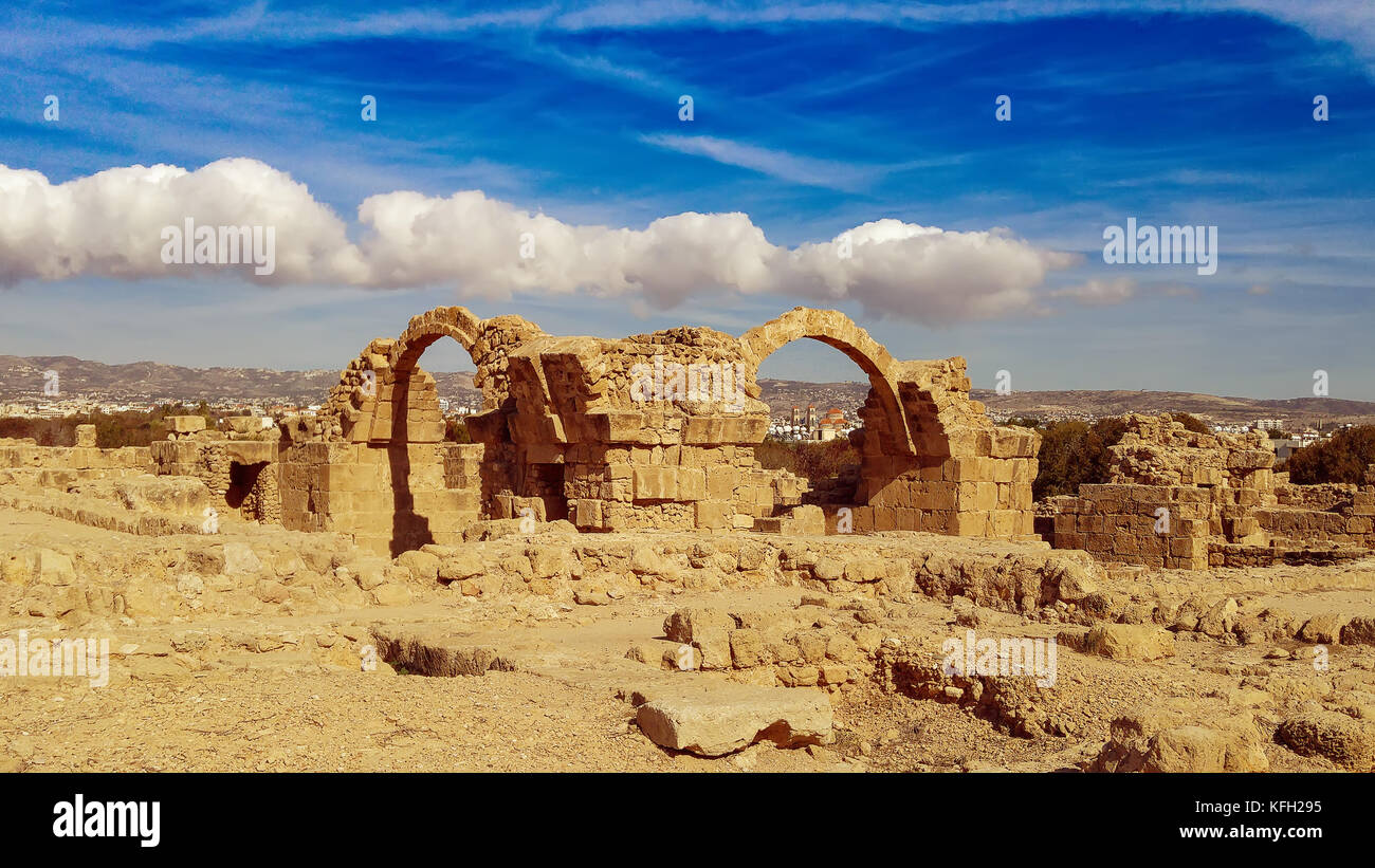 Ancient ruins near Pathos Stock Photo - Alamy