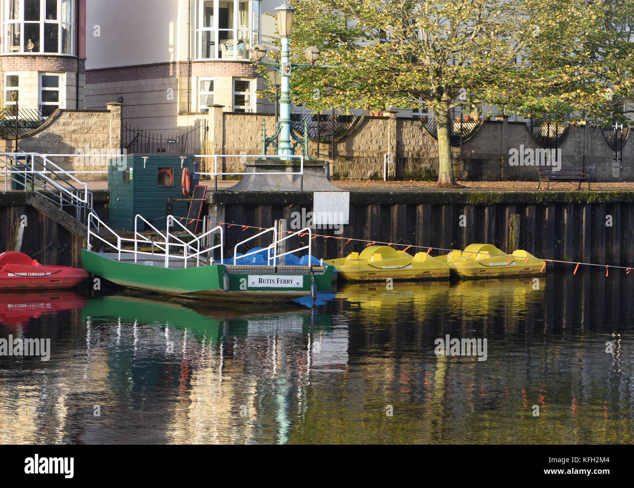 Butts Ferry is manually operated by hauling on a fixed cable. It ...