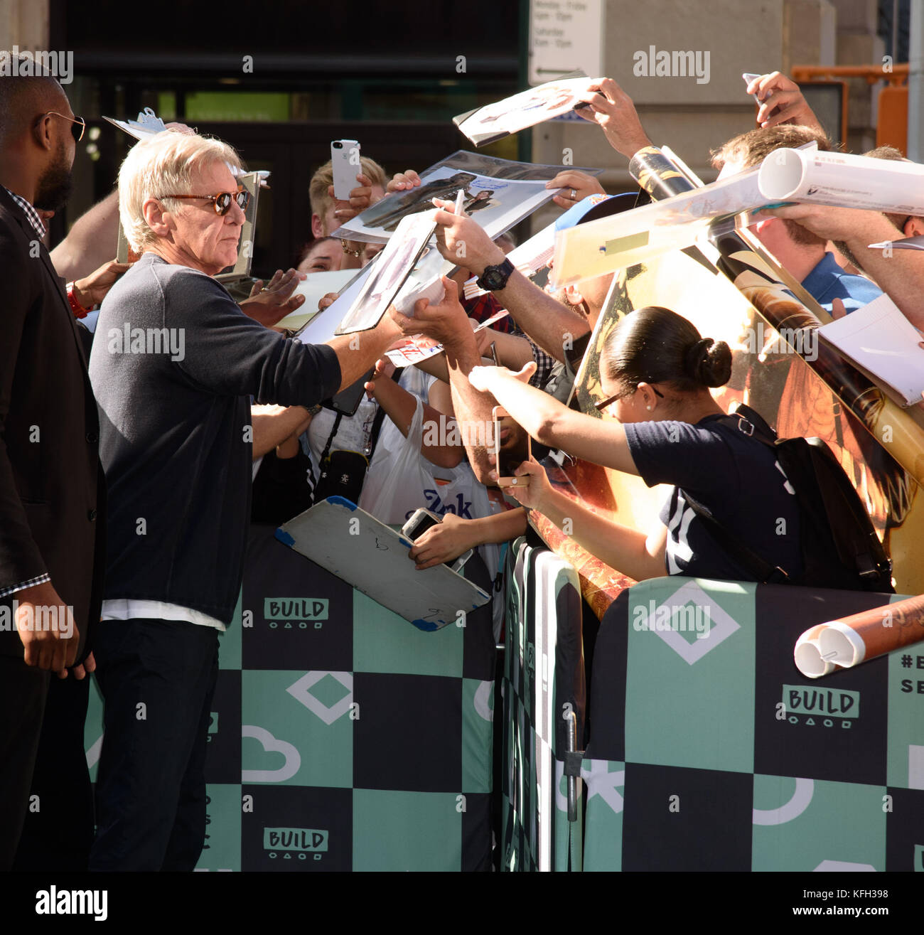 Sofia Vergara, Harrison Ford and Kyra Sedgwick at AOL Featuring ...