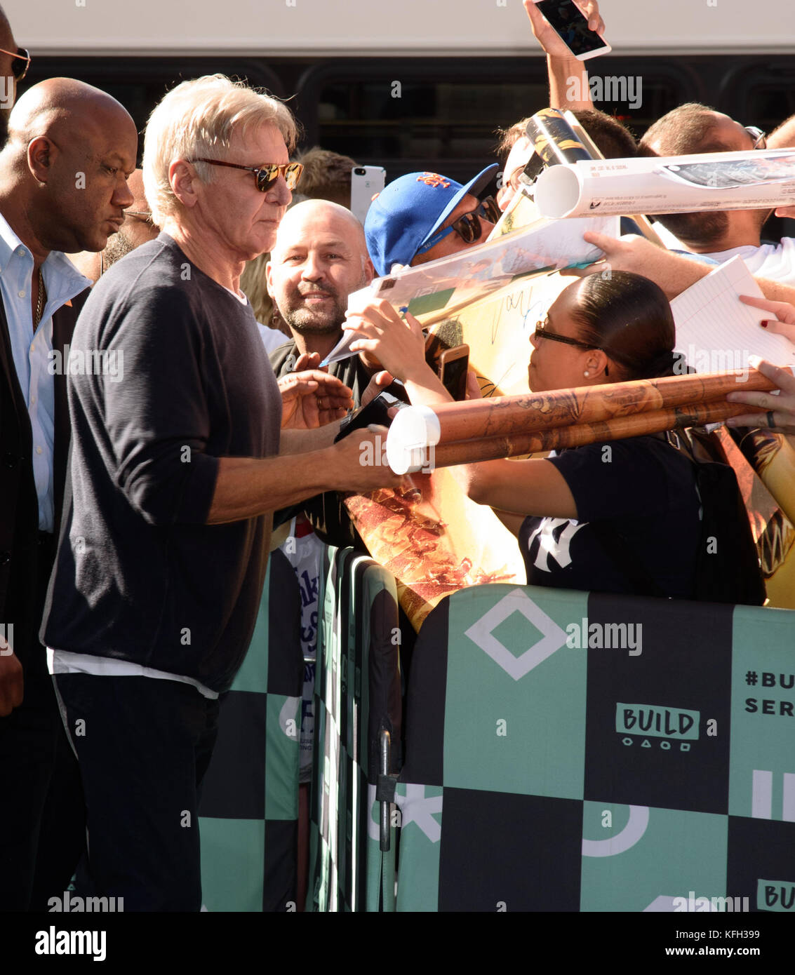Sofia Vergara, Harrison Ford and Kyra Sedgwick at AOL Featuring ...