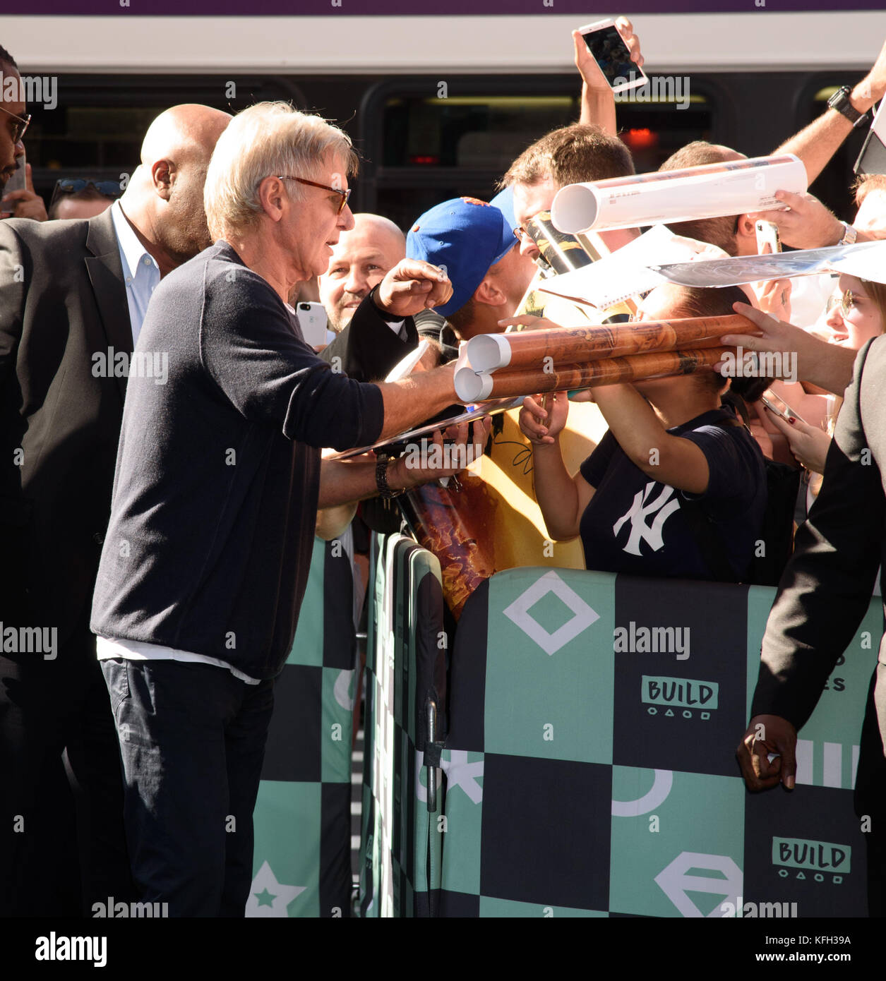 Sofia Vergara, Harrison Ford and Kyra Sedgwick at AOL Featuring ...