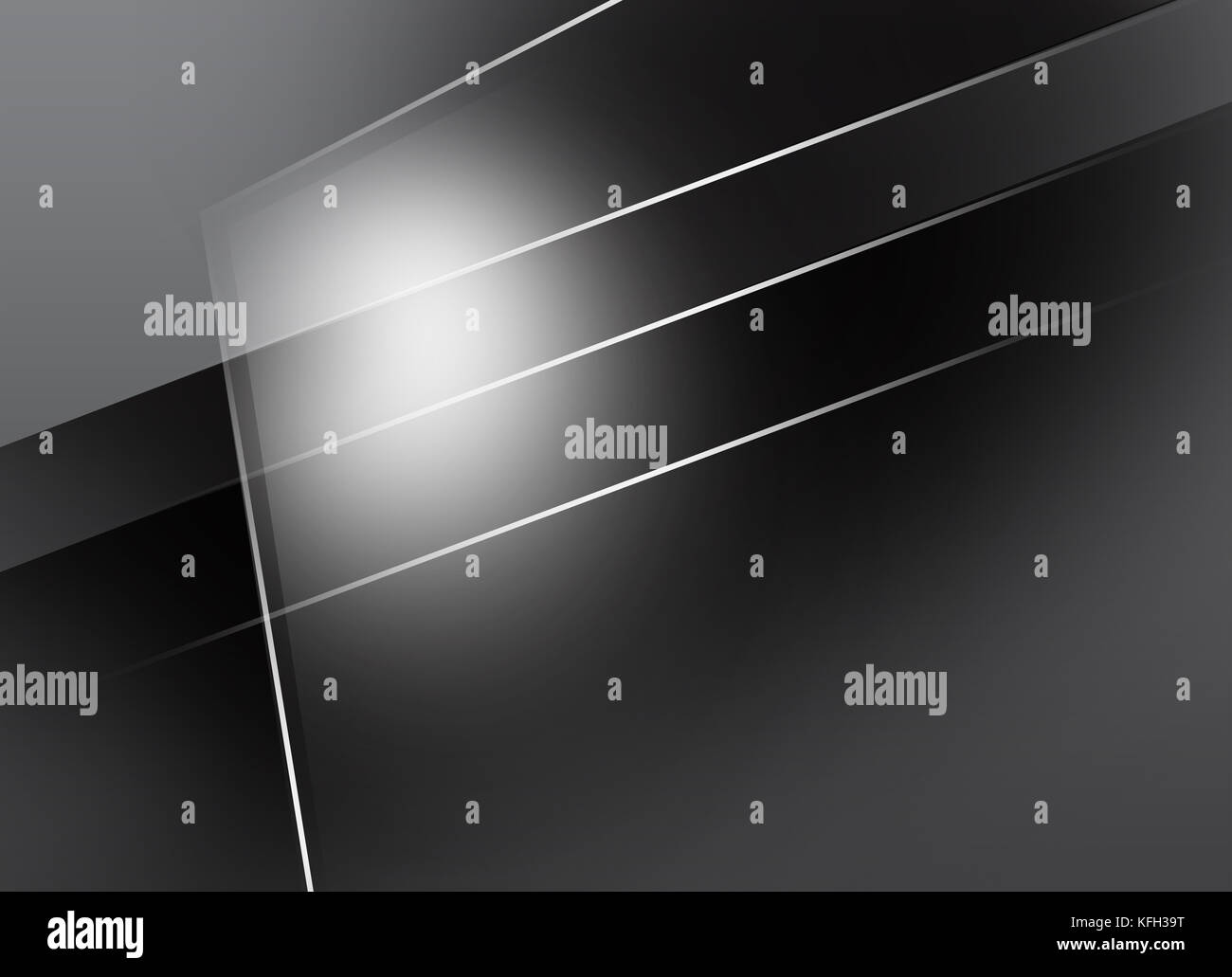Monochromatic Gray Background with Surfaces and White Lines Stock Photo ...