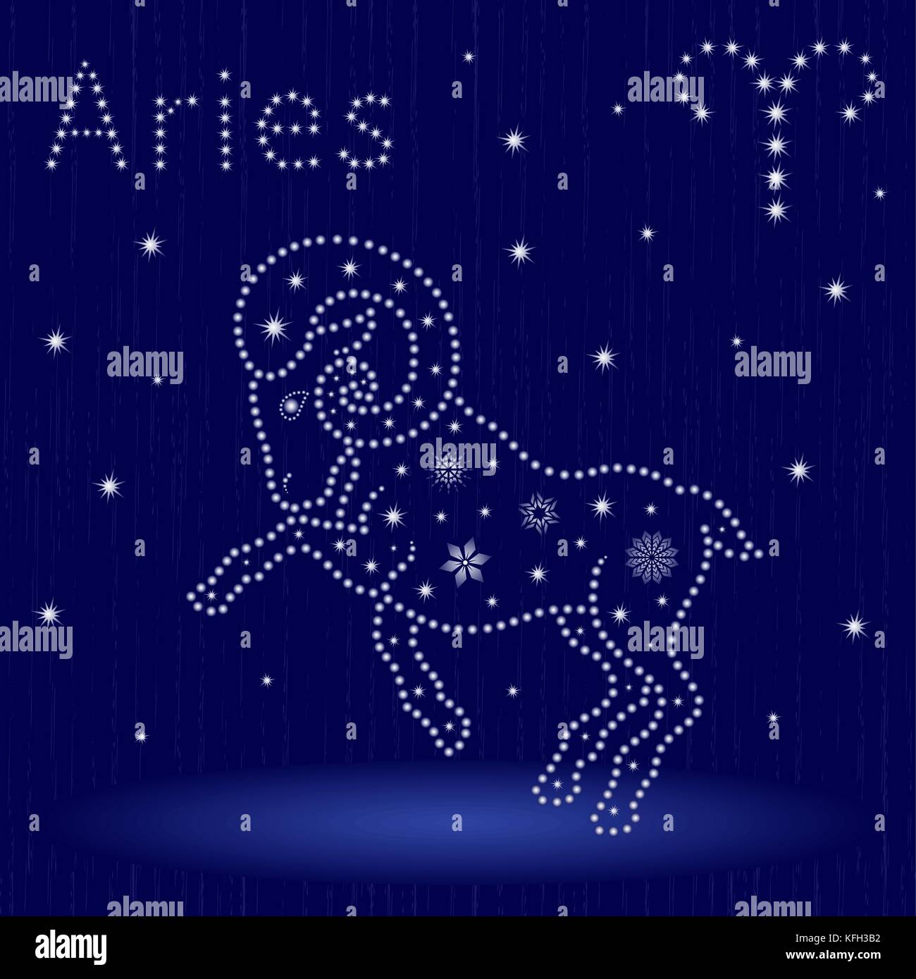 Constellation star sheep astrology sign hi-res stock photography and ...