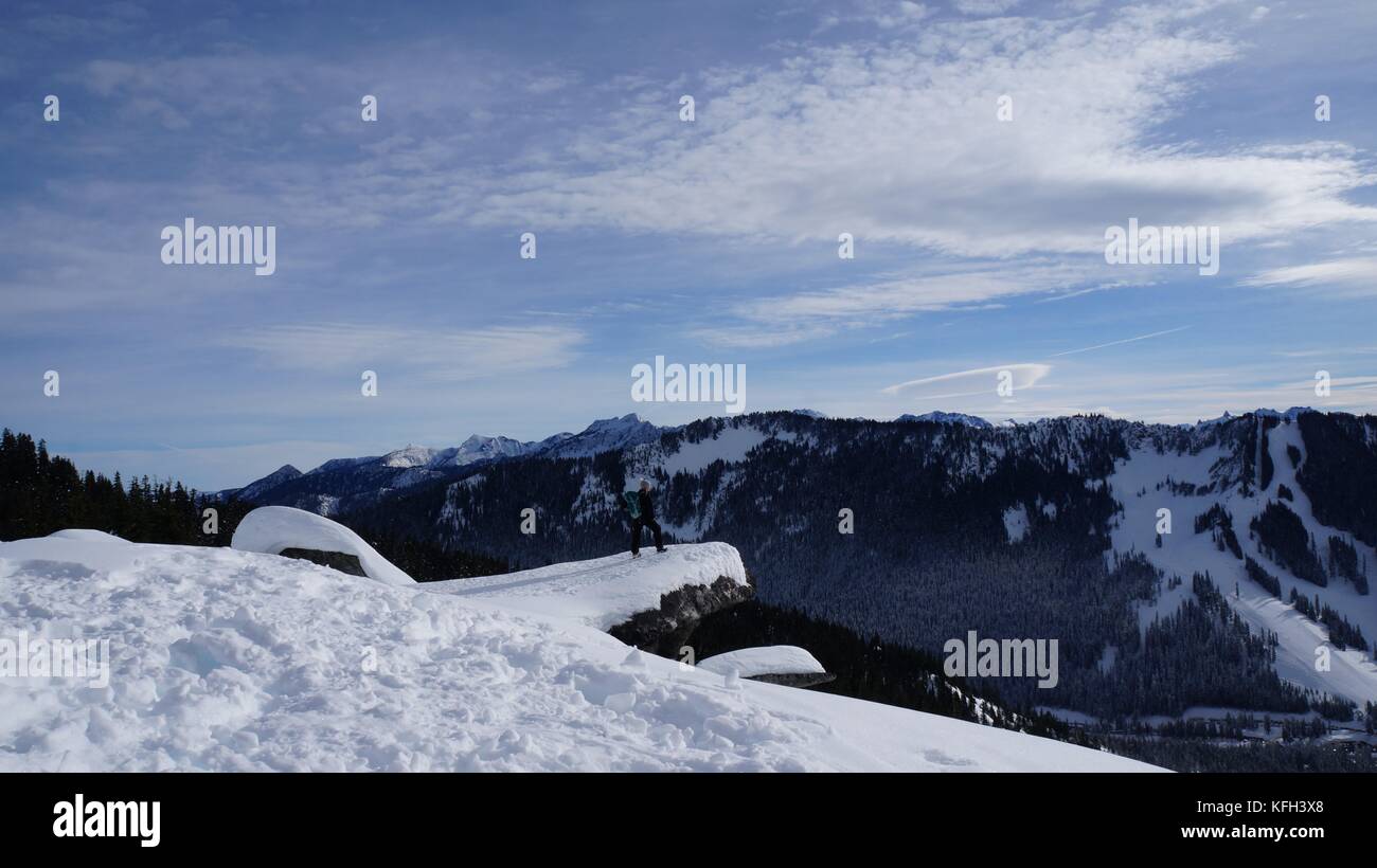 Hiking in the Pacific Northwest, Washington State Stock Photo - Alamy