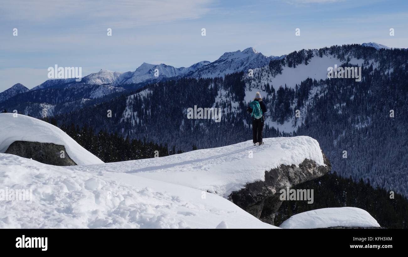 Hiking in the Pacific Northwest, Washington State Stock Photo - Alamy