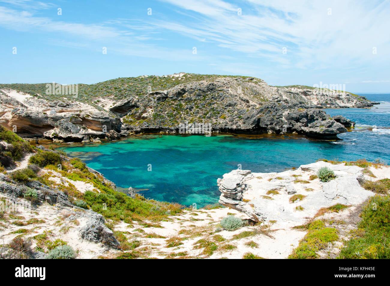 Fish Hook Bay - Rottnest Island - Australia Stock Photo - Alamy