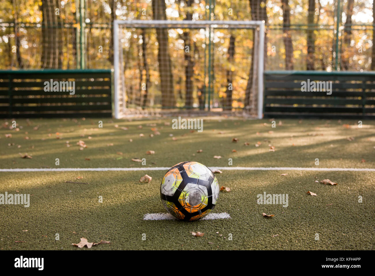 Small football field hi-res stock photography and images - Alamy