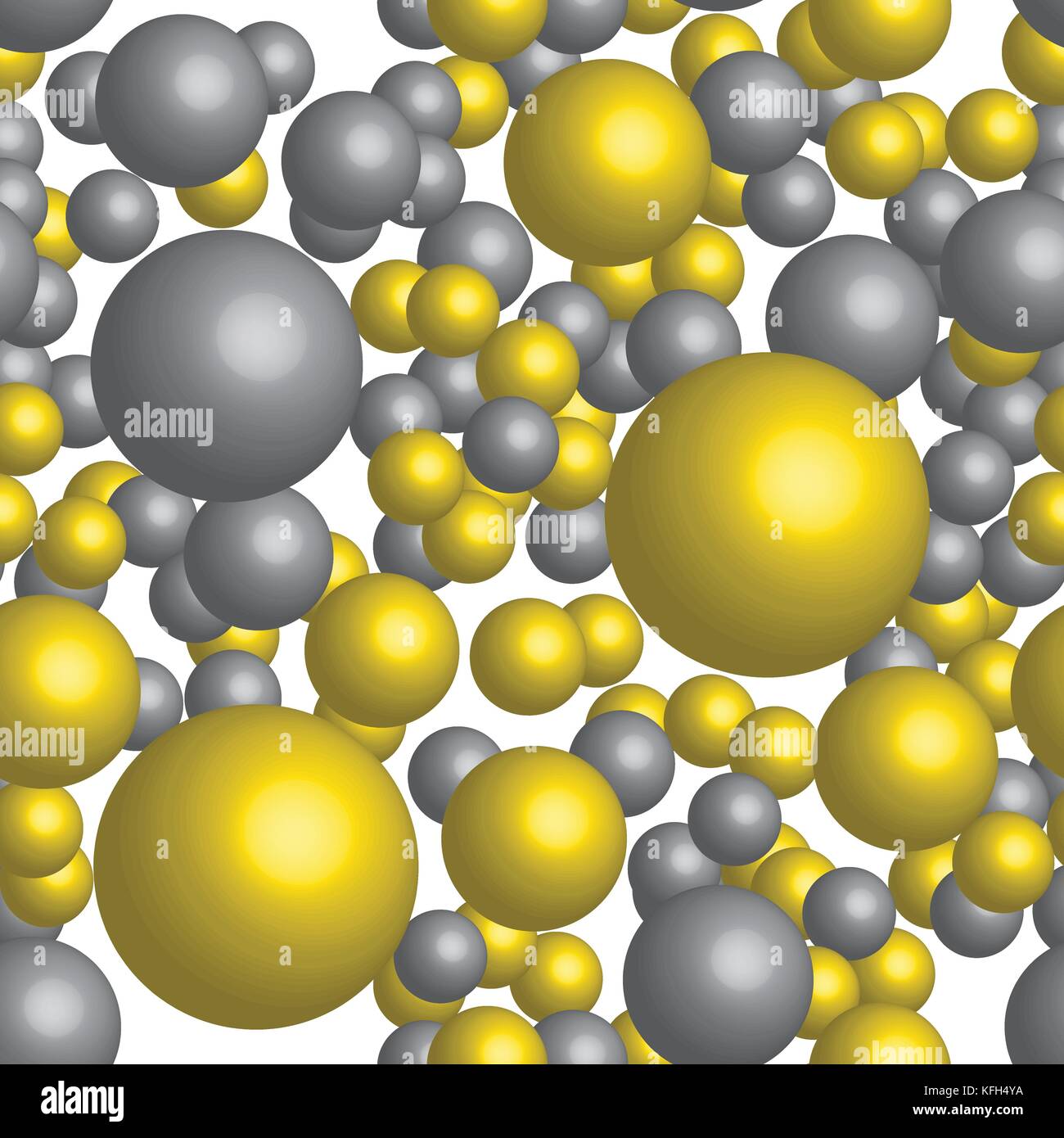 Golden and Silver Balls Seamless Pattern Stock Vector Image & Art - Alamy