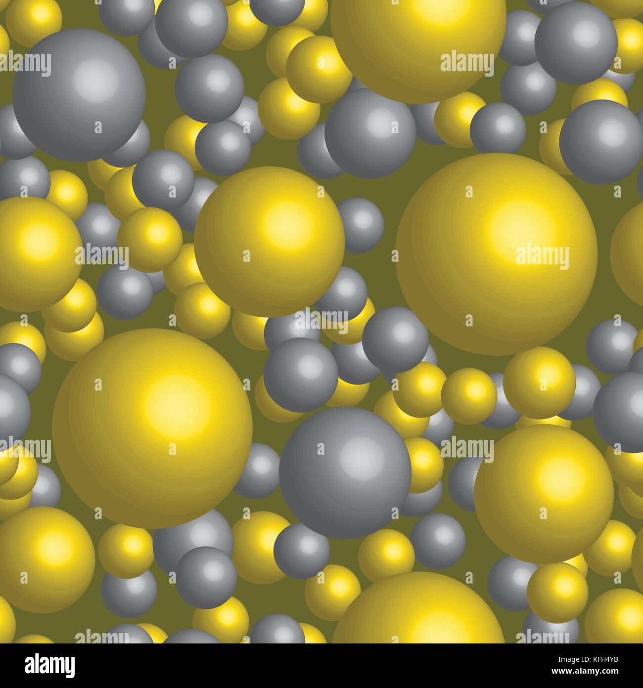 Golden and Silver Balls Seamless Pattern Stock Vector Image & Art - Alamy