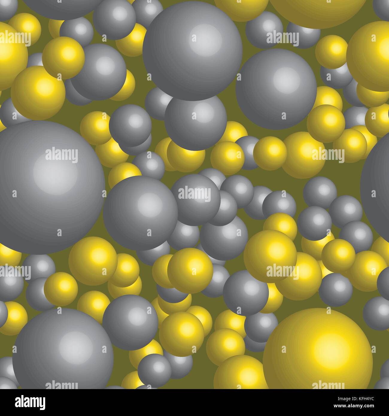 Golden and Silver Balls Seamless Pattern Stock Vector Image & Art - Alamy