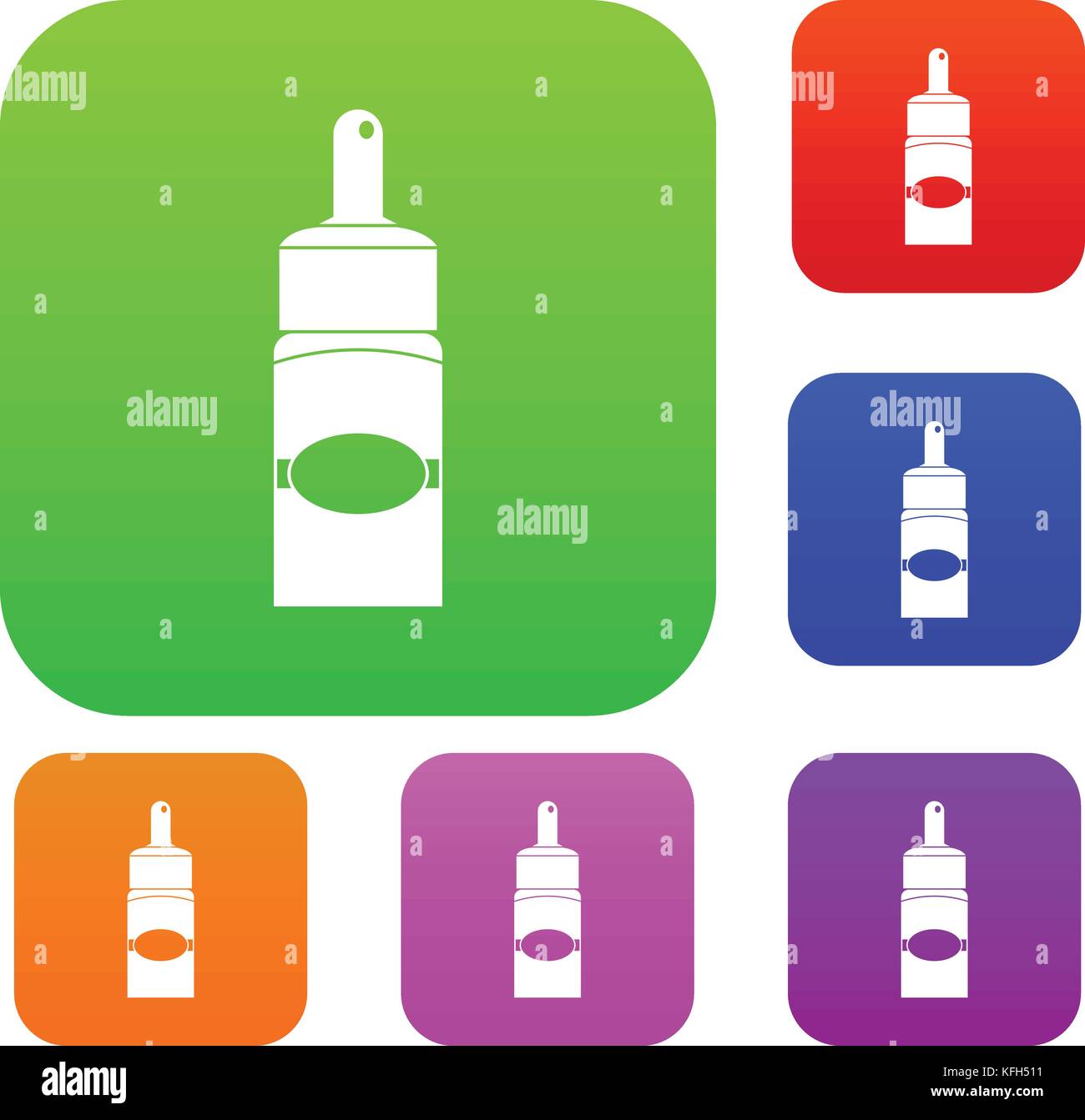 Medical drops set color collection Stock Vector Image & Art - Alamy