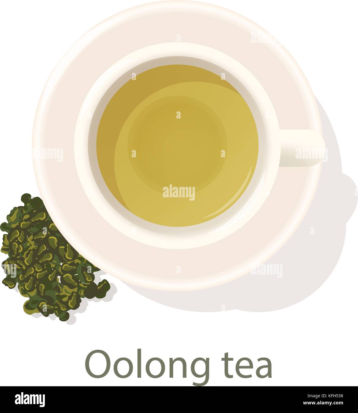 Oolong tea cup Stock Vector Images - Alamy