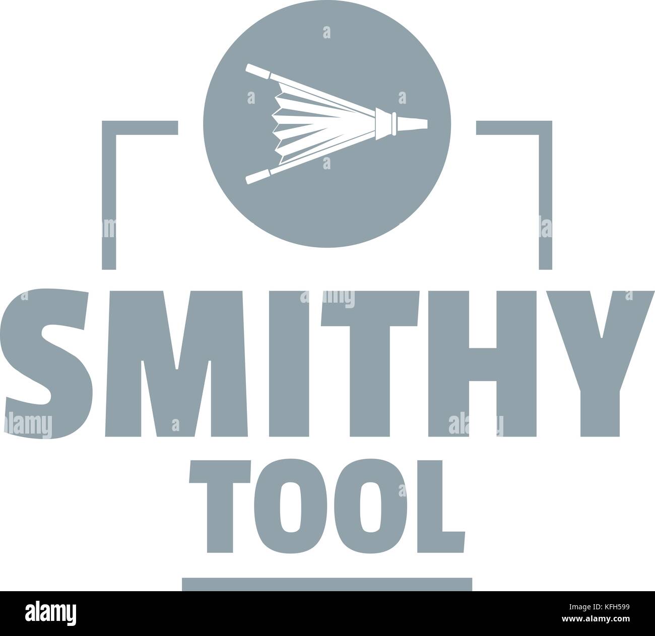 Smithy tool logo, simple gray style Stock Vector Image & Art - Alamy