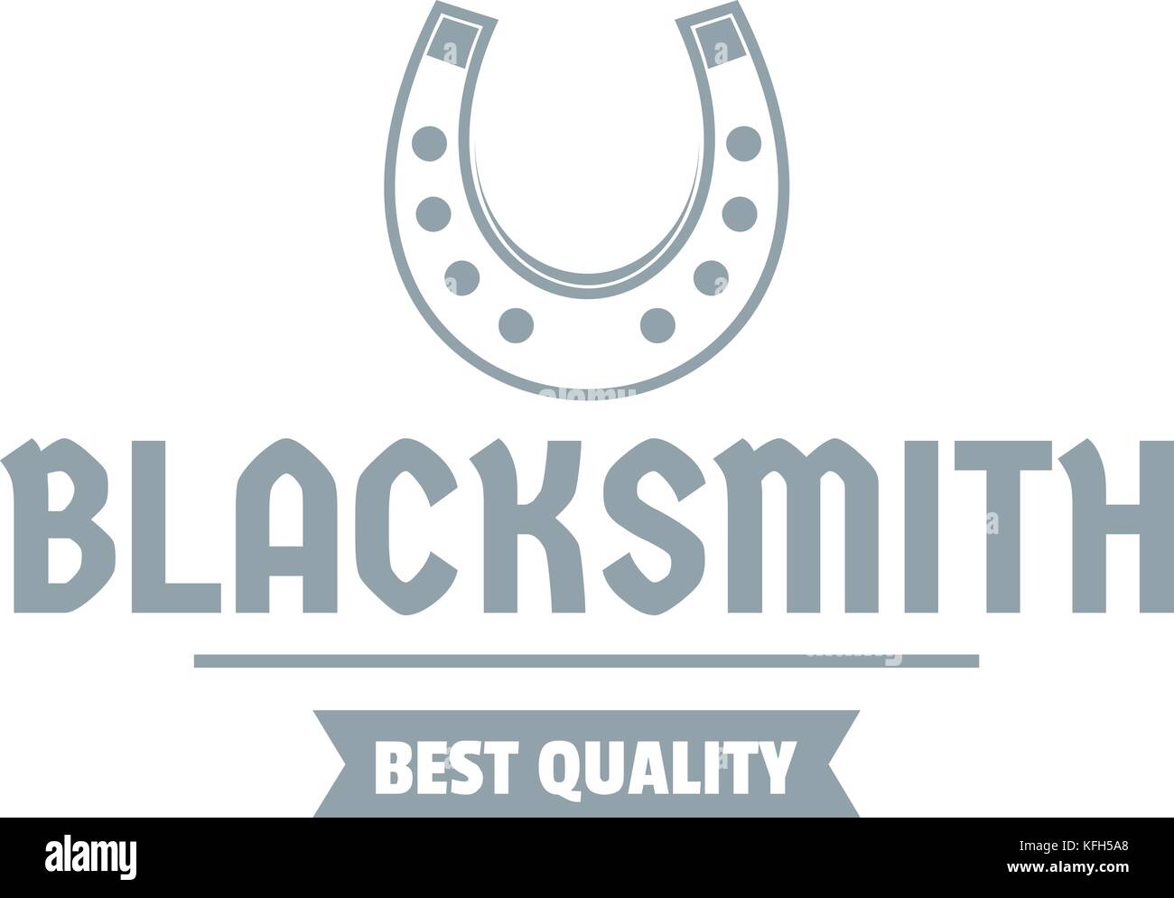 Shop blacksmith logo, simple gray style Stock Vector Image & Art - Alamy