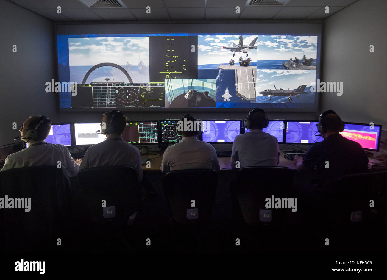 Embargoed to 0001 Monday October 30 The control room for a specialist ...
